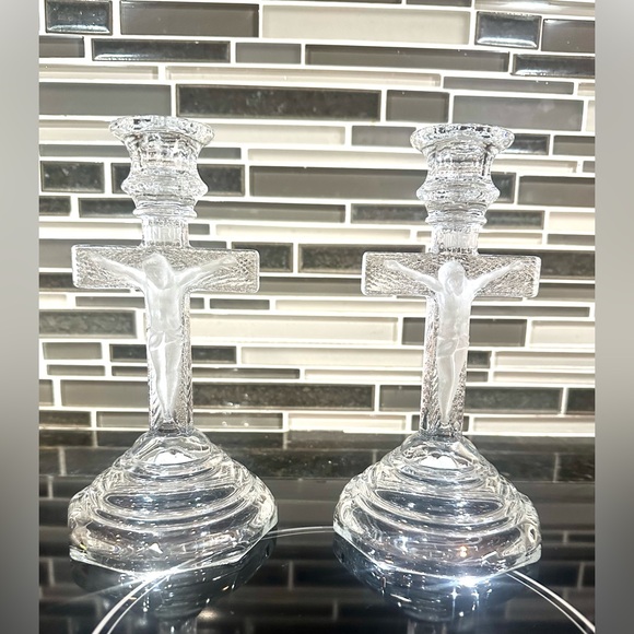 Home Interiors | Accents | Vtg Home Interiors Crystal Clear Glass ...